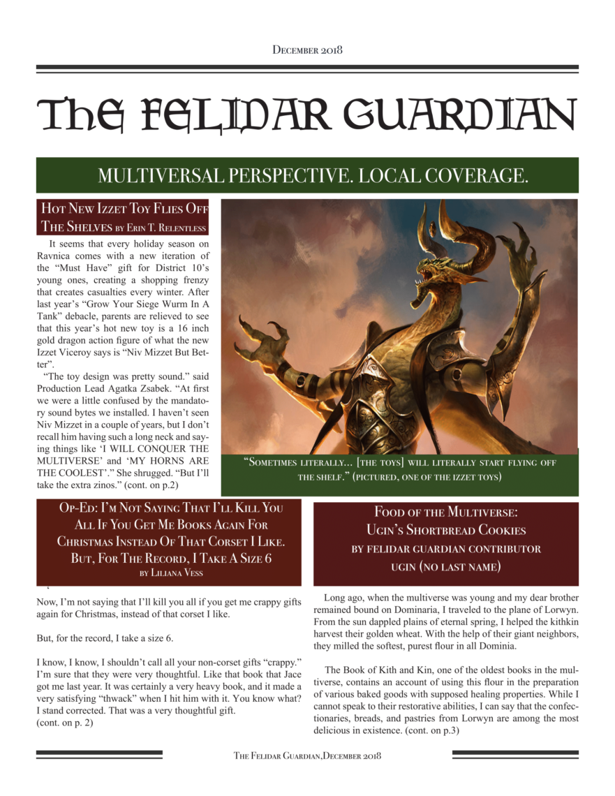 The Felidar Guardian - December 2018 - Card Kingdom Blog