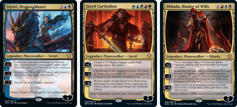 Playing with Planeswalker Commanders