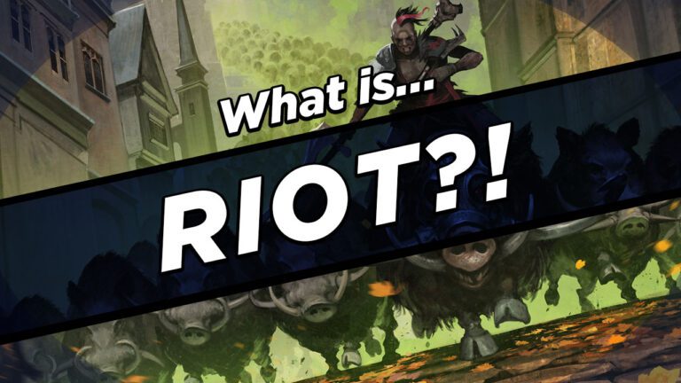 Riot - MTG Mechanics Explained - Card Kingdom Blog