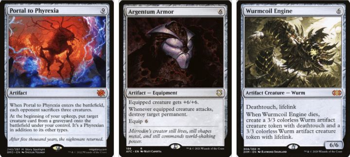 portal to phyrexia - argentum armor - wurmcoil - Card Kingdom Blog
