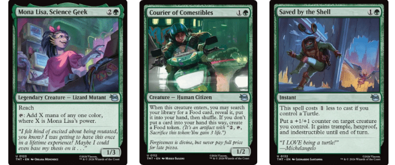 mona lisa - courier of comestibles - saved by the shell - Card Kingdom Blog